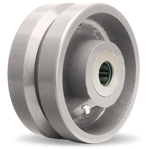 Hamilton V-Grooved Metal Wheel W-626-HVB-1 - 6" High Heat Resistant ...