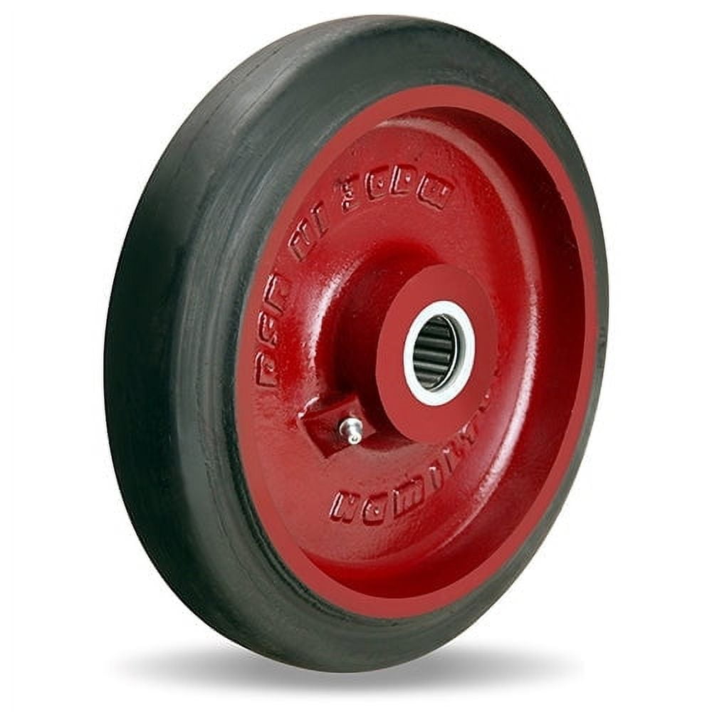 Hamilton W-920-RL-1-3/16 Mold-on Rubber on Cast Iron Wheel - 9x2" with ...