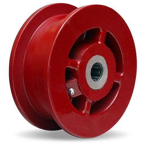 Hamilton WFT-42FH-1 Double Flanged Track Wheel - 4" Diameter with 1 ...