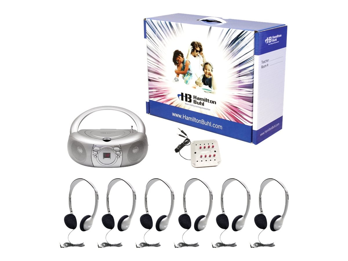 LISTENING CENTER - BASIC CD/AM-FM- 6 STATIONS- CARRY BOX - Walmart ...