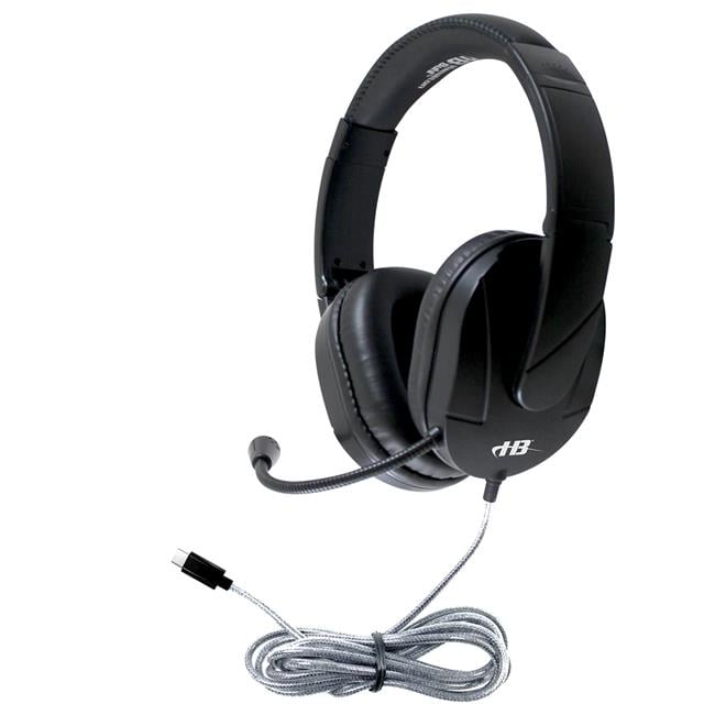 HamiltonBuhl Multimedia USB-C Headset - Over-Ear with Steel Reinforced ...