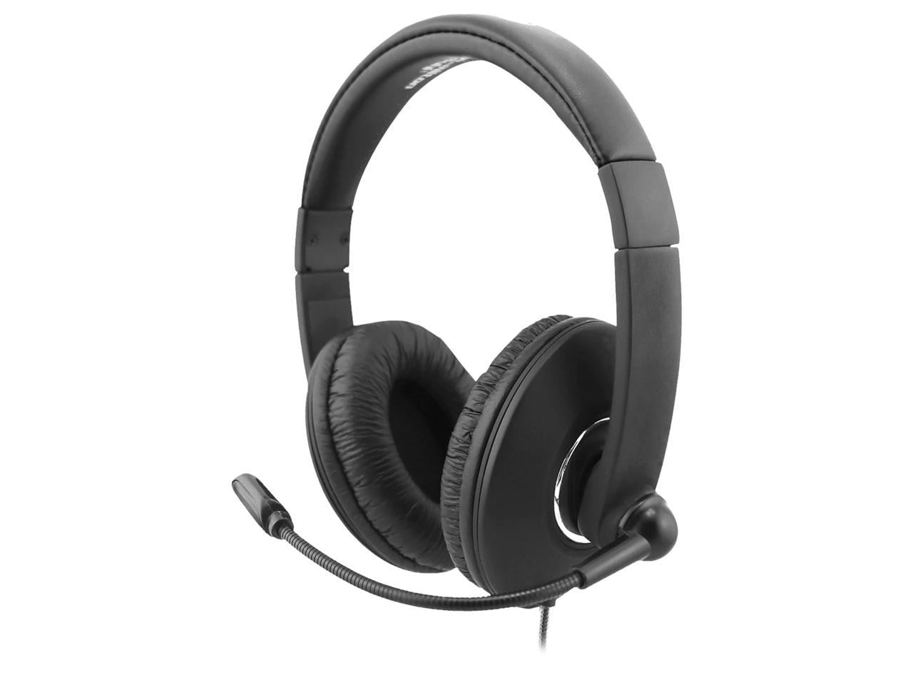 HamiltonBuhl Smart-Trek Mini Headset with In-Line Volume Control and 3.5mm TRRS Plug - Walmart.com