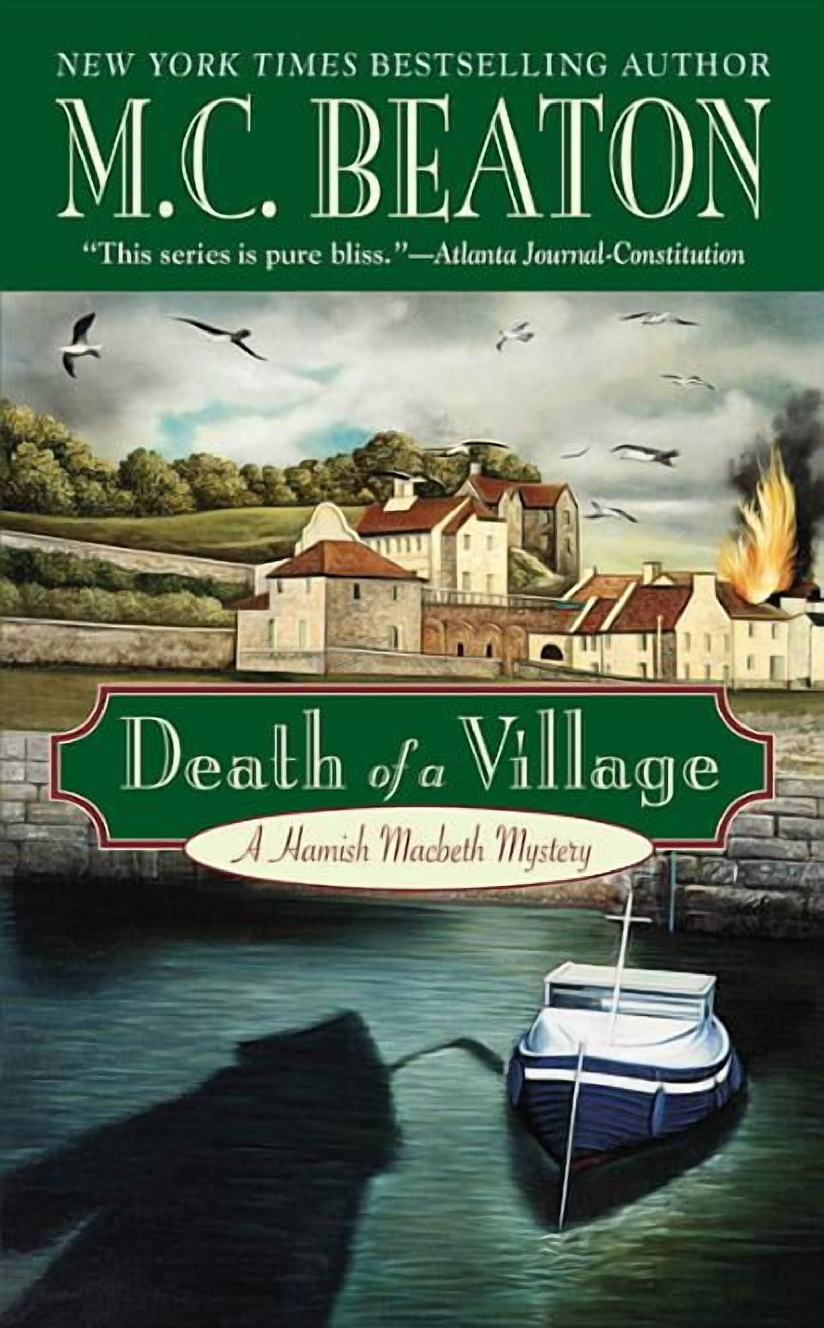 Hamish Macbeth Mystery Death of a Village, Book 18, (Paperback ...