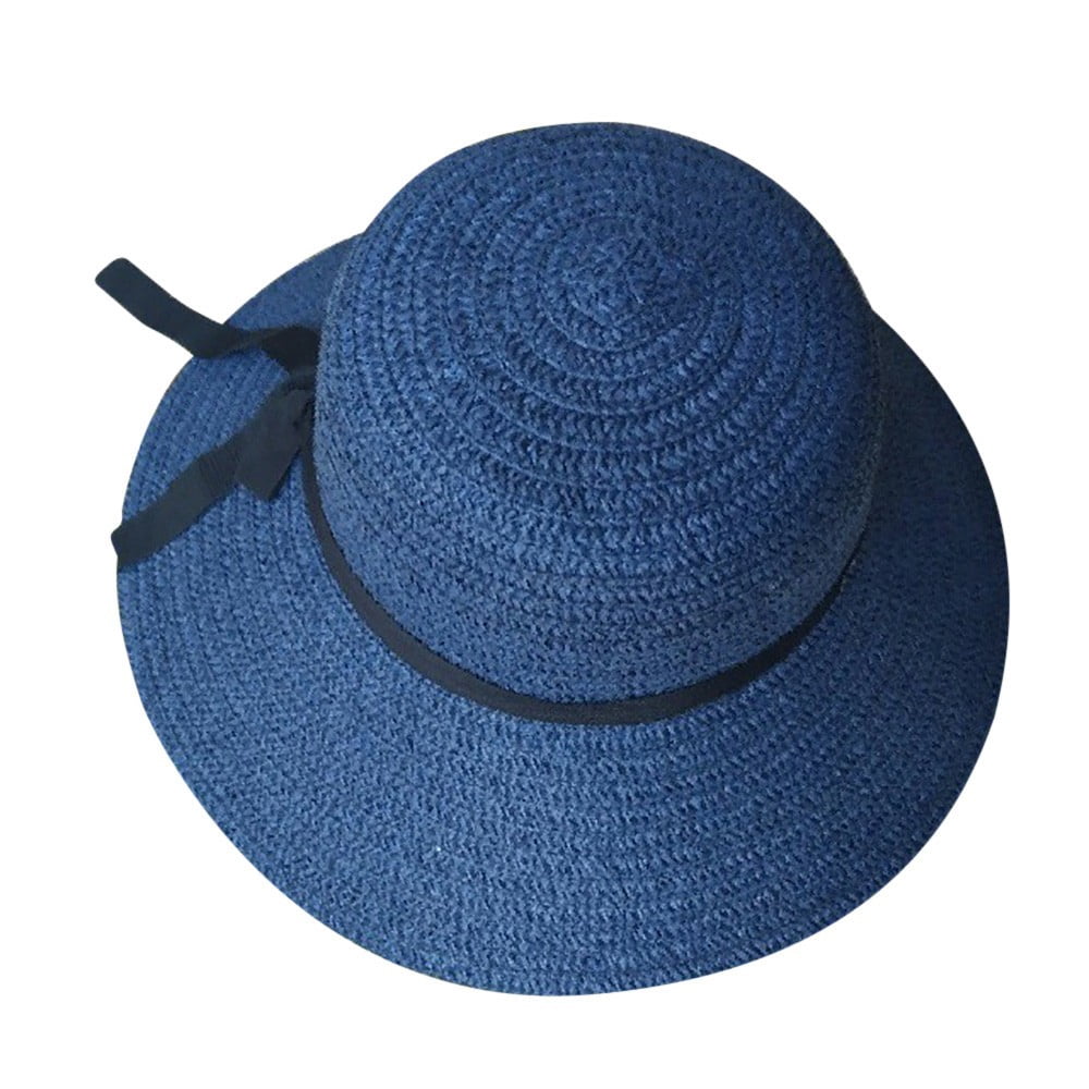 Hamky Bucket Hats,Sun Hats,Floppy Foldable Ladies Women Straw Beach Sun ...