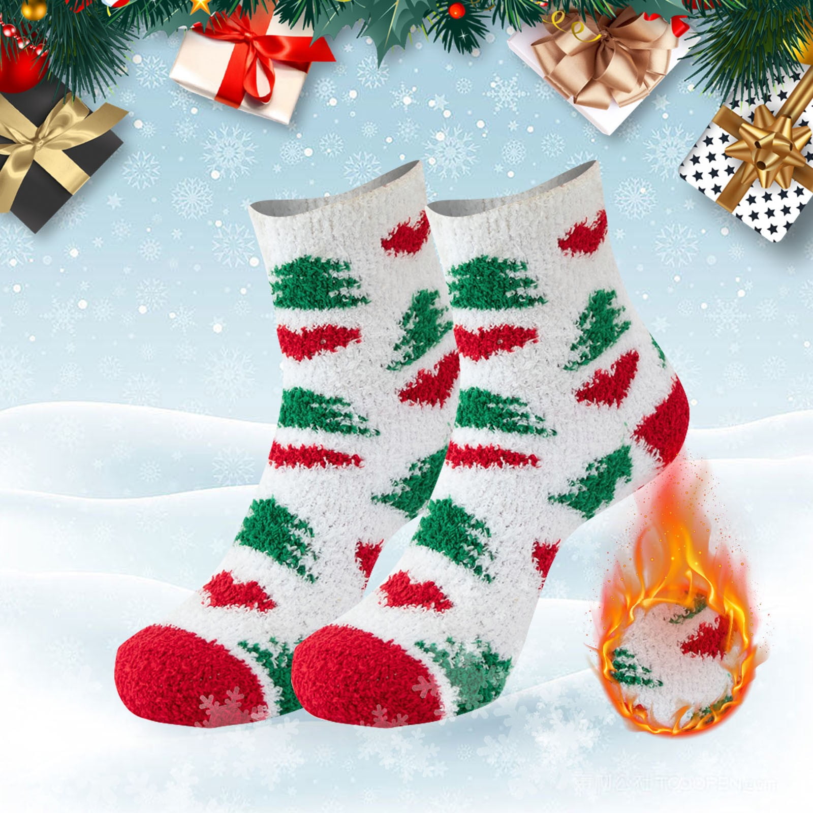 Hamky Fuzzy Socks,Cute Socks,Fuzzy Socks For Women Soft Fluffy Winter ...