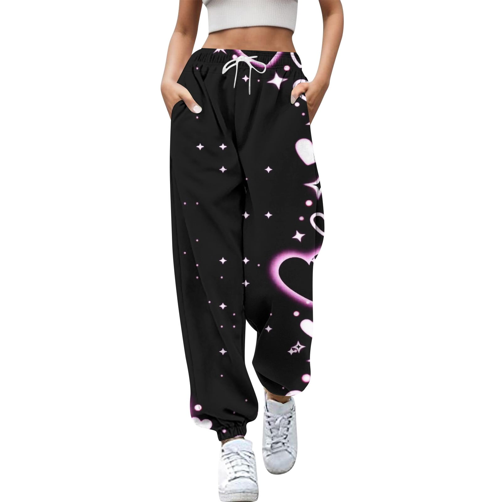 Hamky Palazzo Pants Sweatpants Women Women's Valentines Day Tights With ...