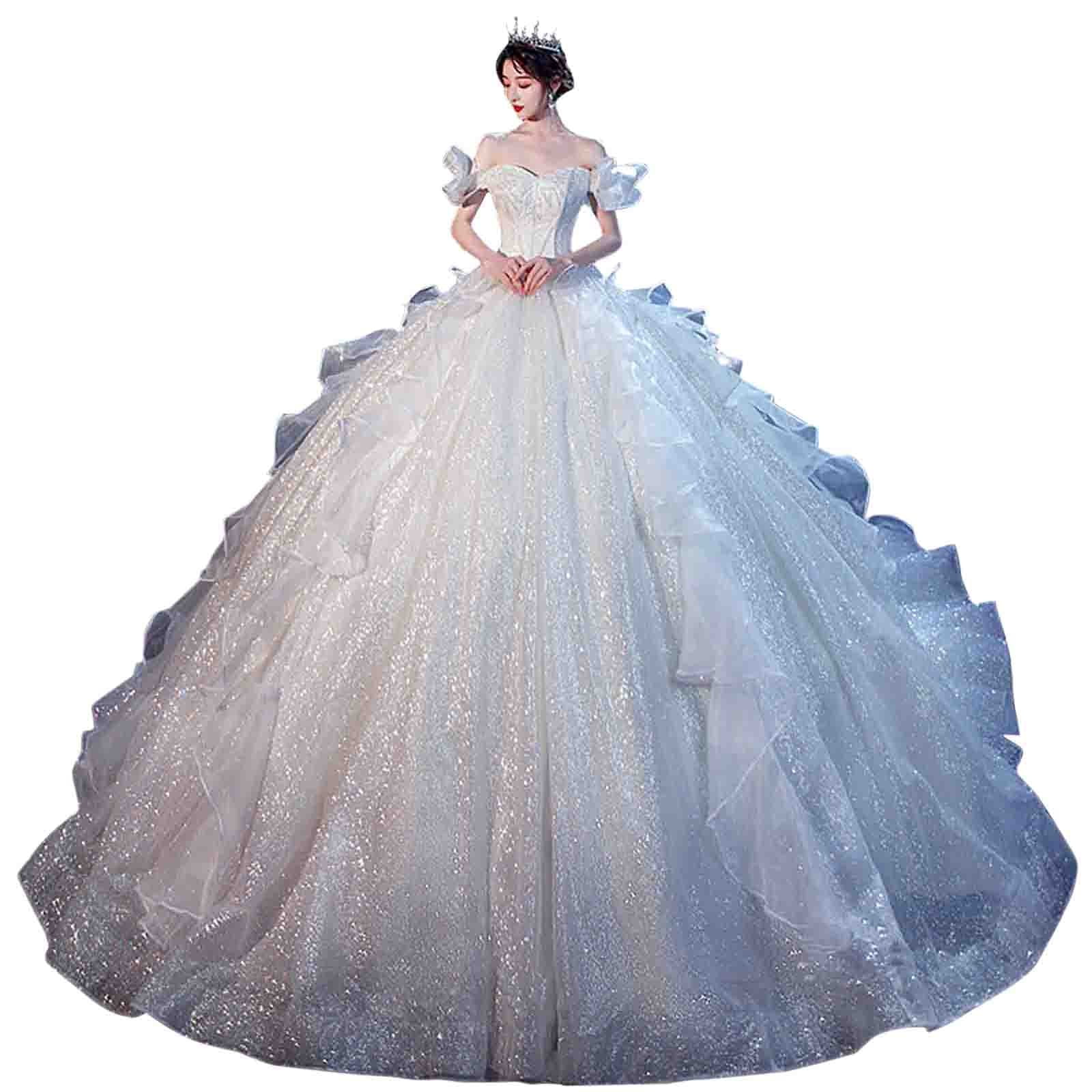 Hamky Wedding Dress Prom Dress Maxi Dress The New Small With Big ...