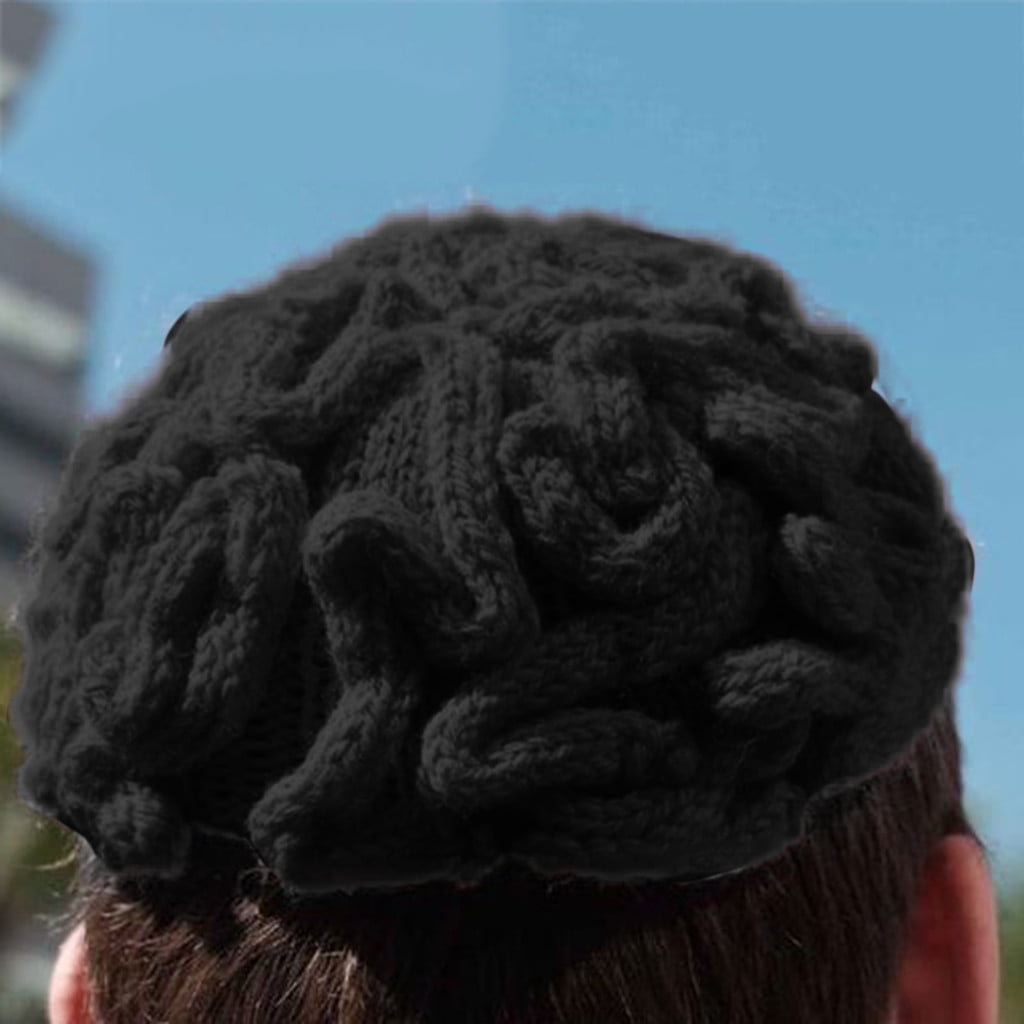 Hamky Winter Hats,Beanie,Hand Knitted Personality Brain Hat Kids Adults ...