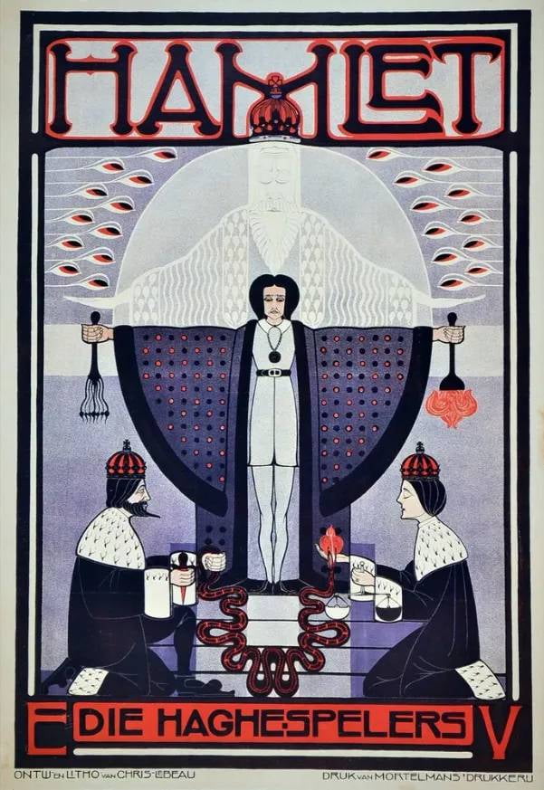 Hamlet Edie Haghe Spelers Decorative Poster. Home Graphic Art Design ...