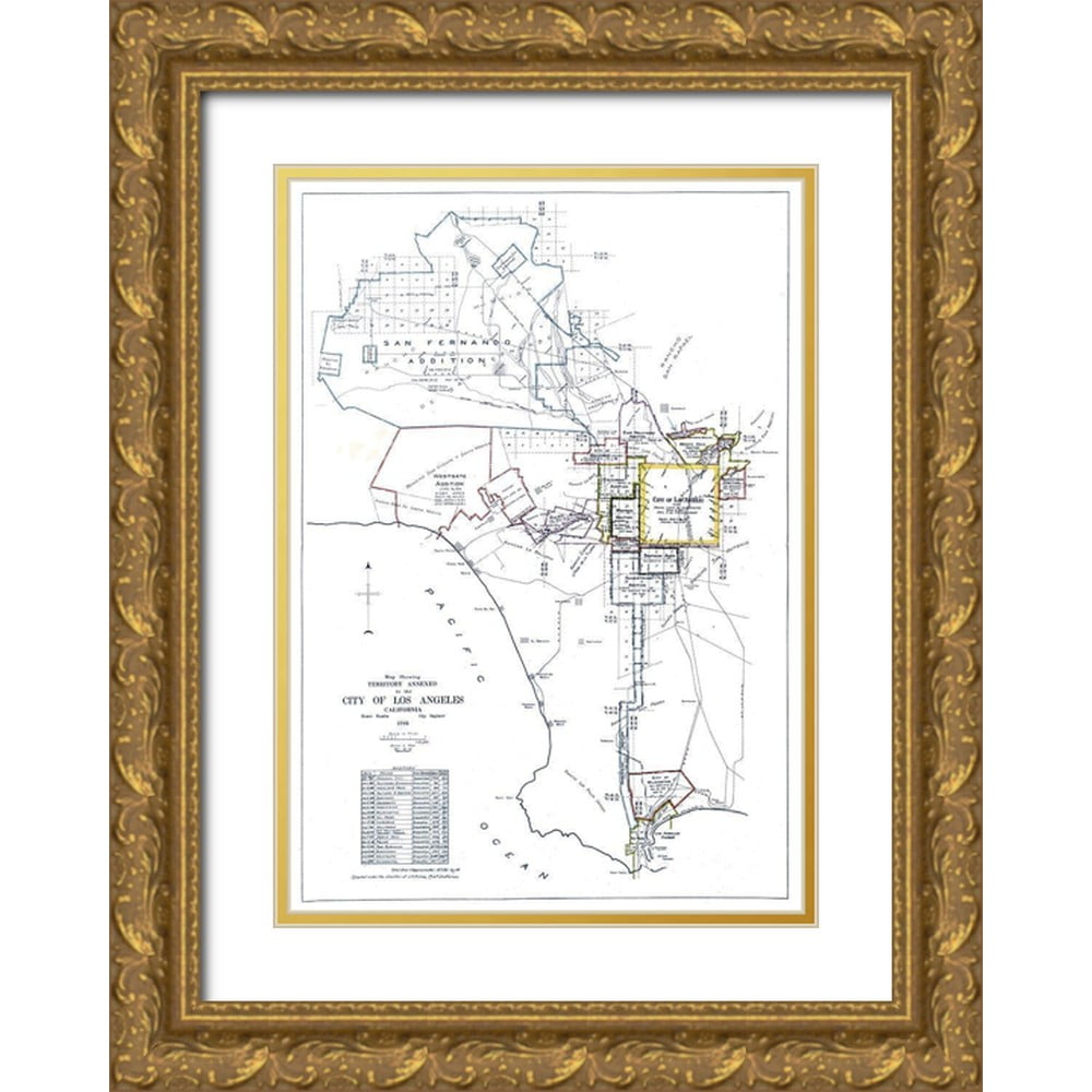 Hamlin 24x32 Gold Ornate Wood Framed with Double Matting Museum Art ...