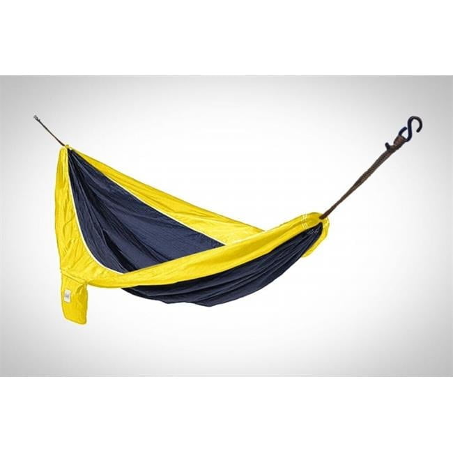 Hammaka Parachute Silk Lightweight Portable Double Hammock - Yellow ...