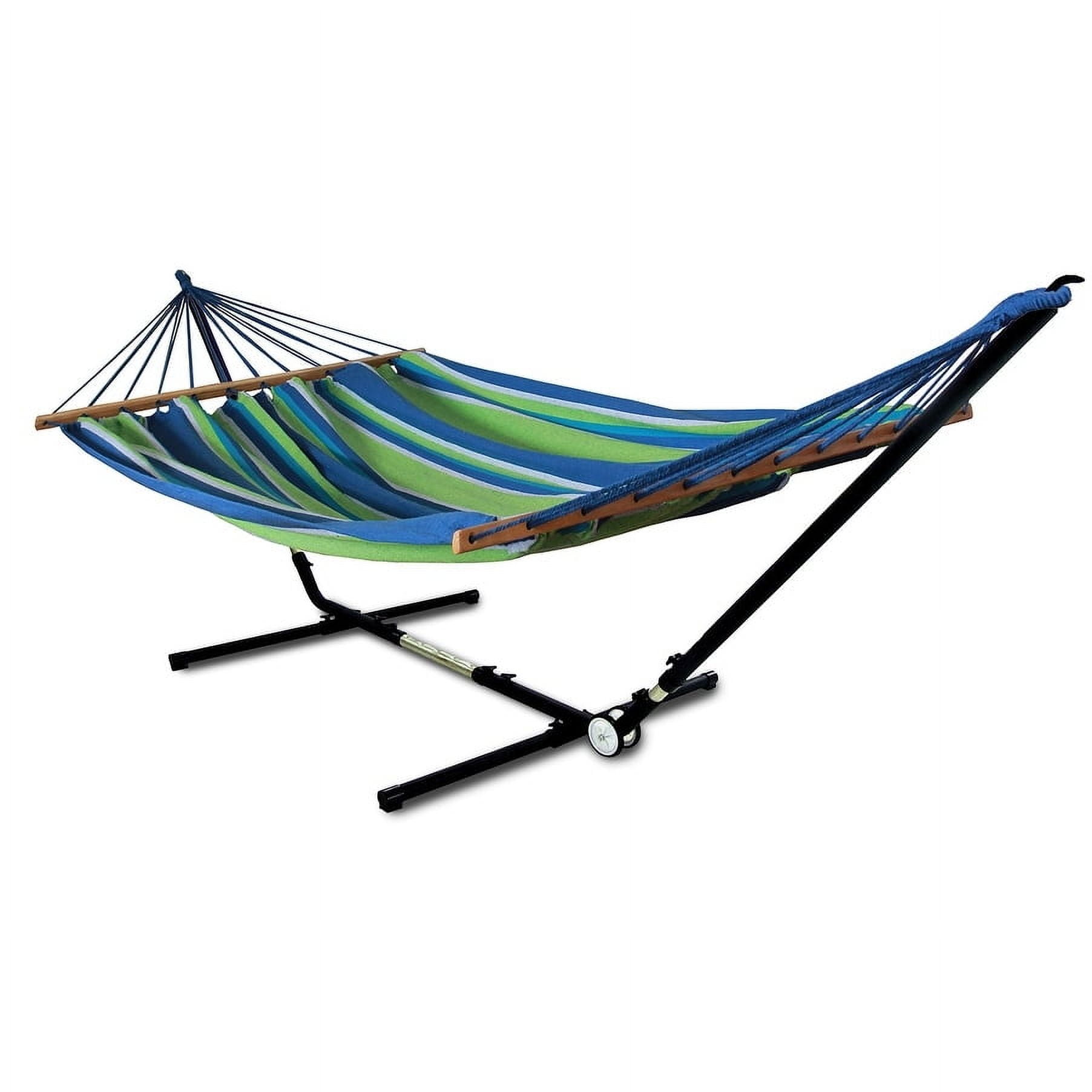 Hammaka Woven Hammock with Adjust to Fit Stand - Walmart.com