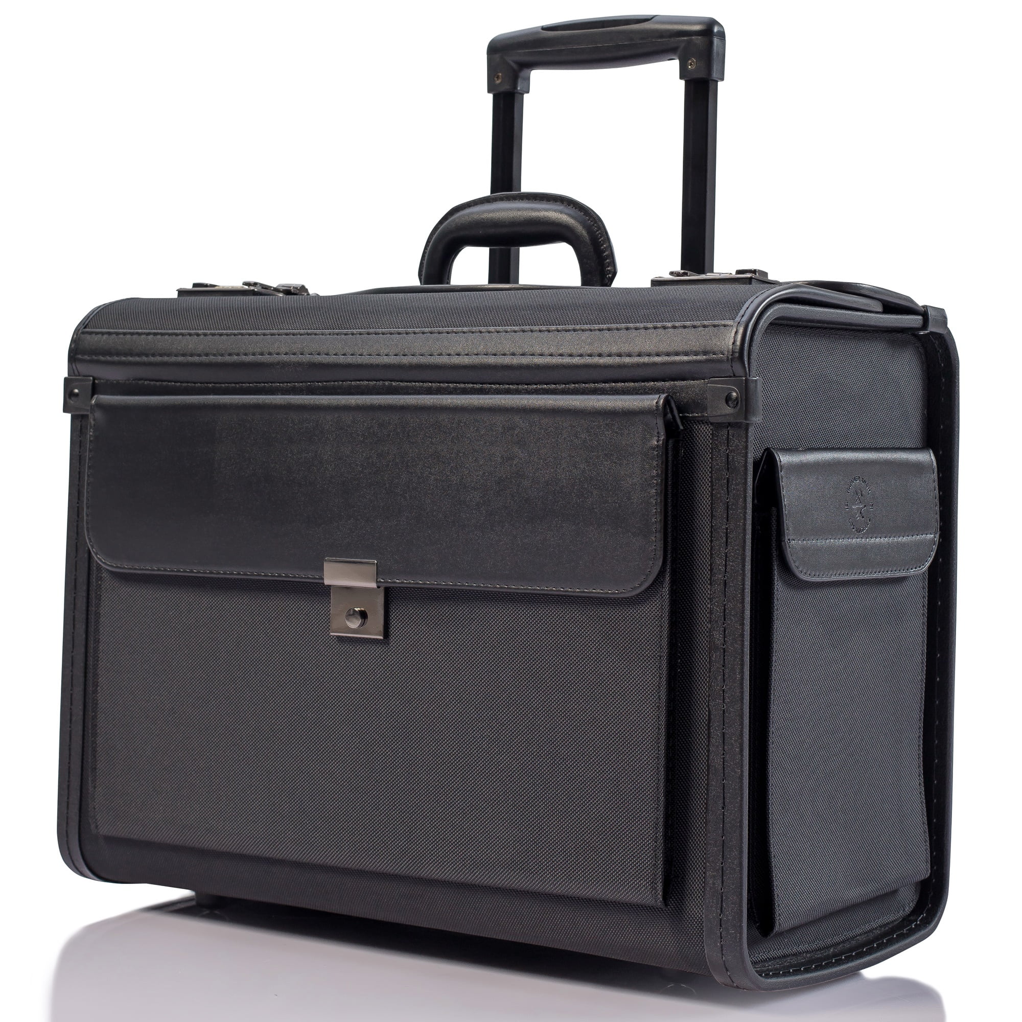 Hammer Anvil 19 Wheeled Briefcase Rolling Case Sales Sample Pilot Lawyer Attache - Walmart.com