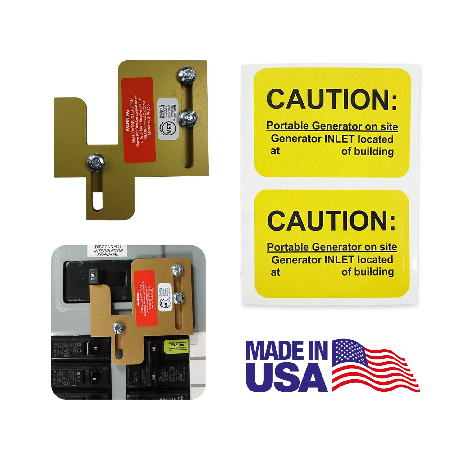 Hammer BR SERIES Panels Generator Horizontal Electrical Interlock Kit ...