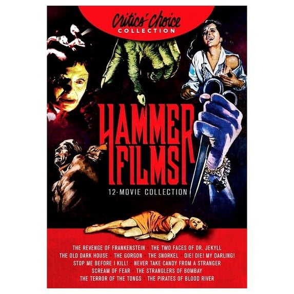 Hammer Films Horror Collection: 12 Movie Terror Set (DVD) - Walmart.com