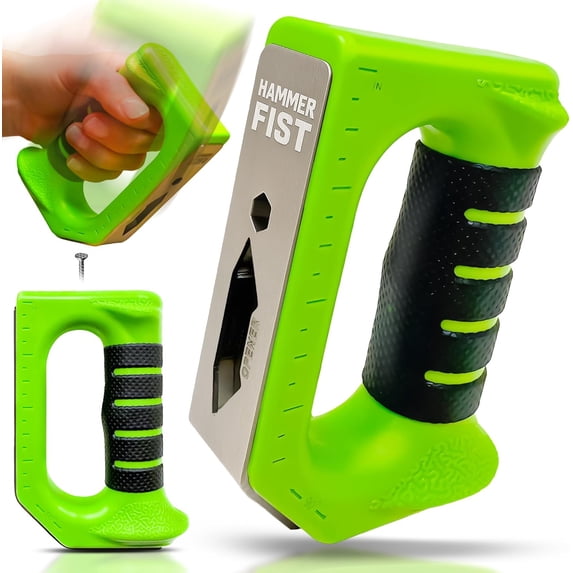 Hammer Fist Adaptive Multi Tool, Ergonomic Lightweight Hammer with 3 ...