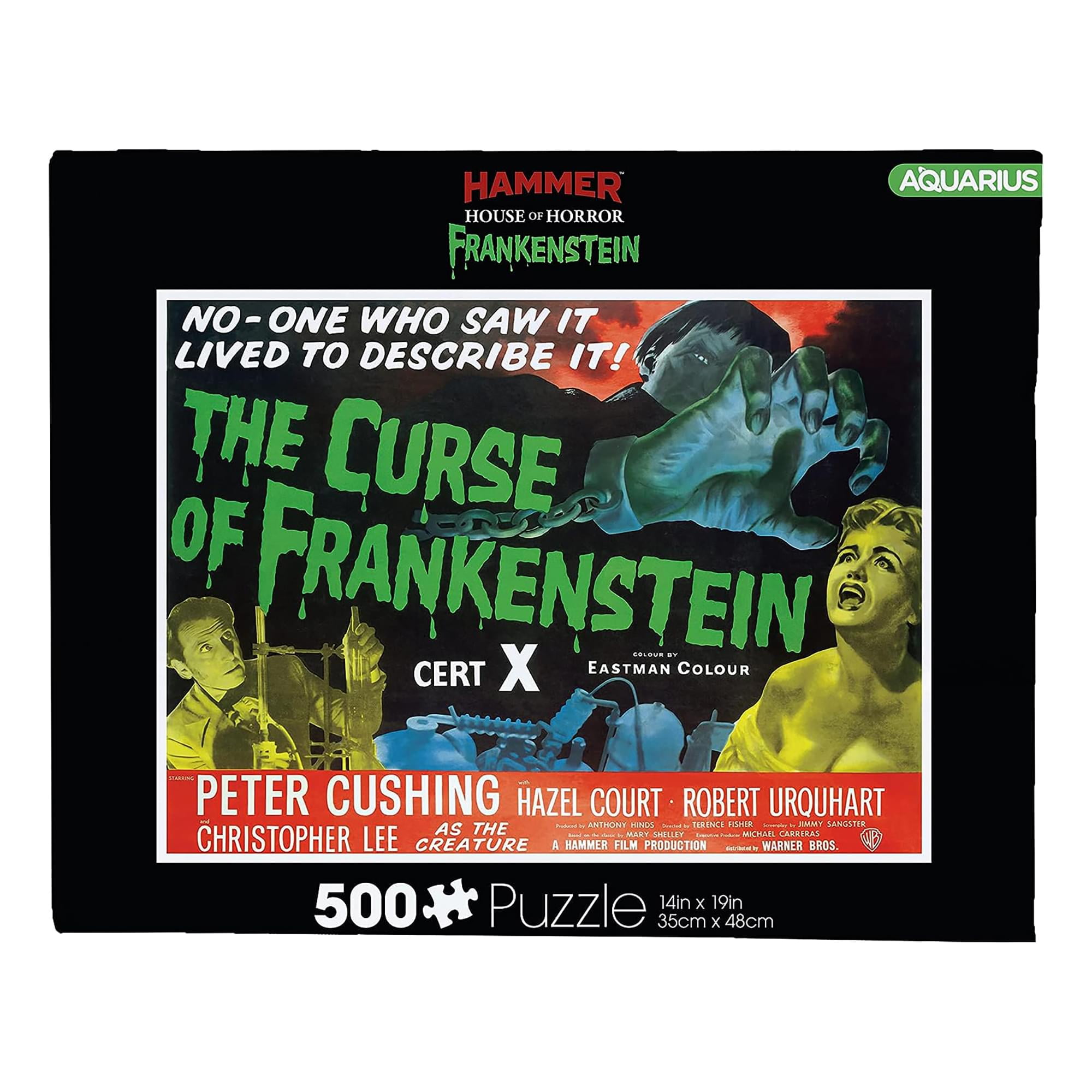 Hammer Horror Frankenstein 500 Piece Jigsaw Puzzle - Walmart.com