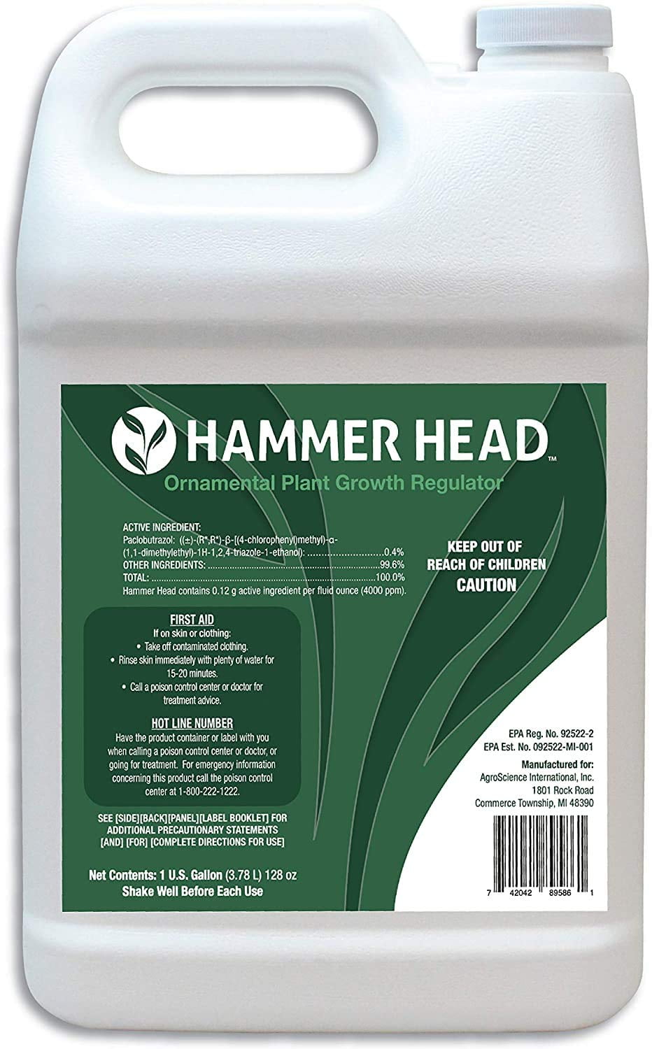 Hammer Head Compact Plant Growth Regulator - Enhanced Shelf Life ...