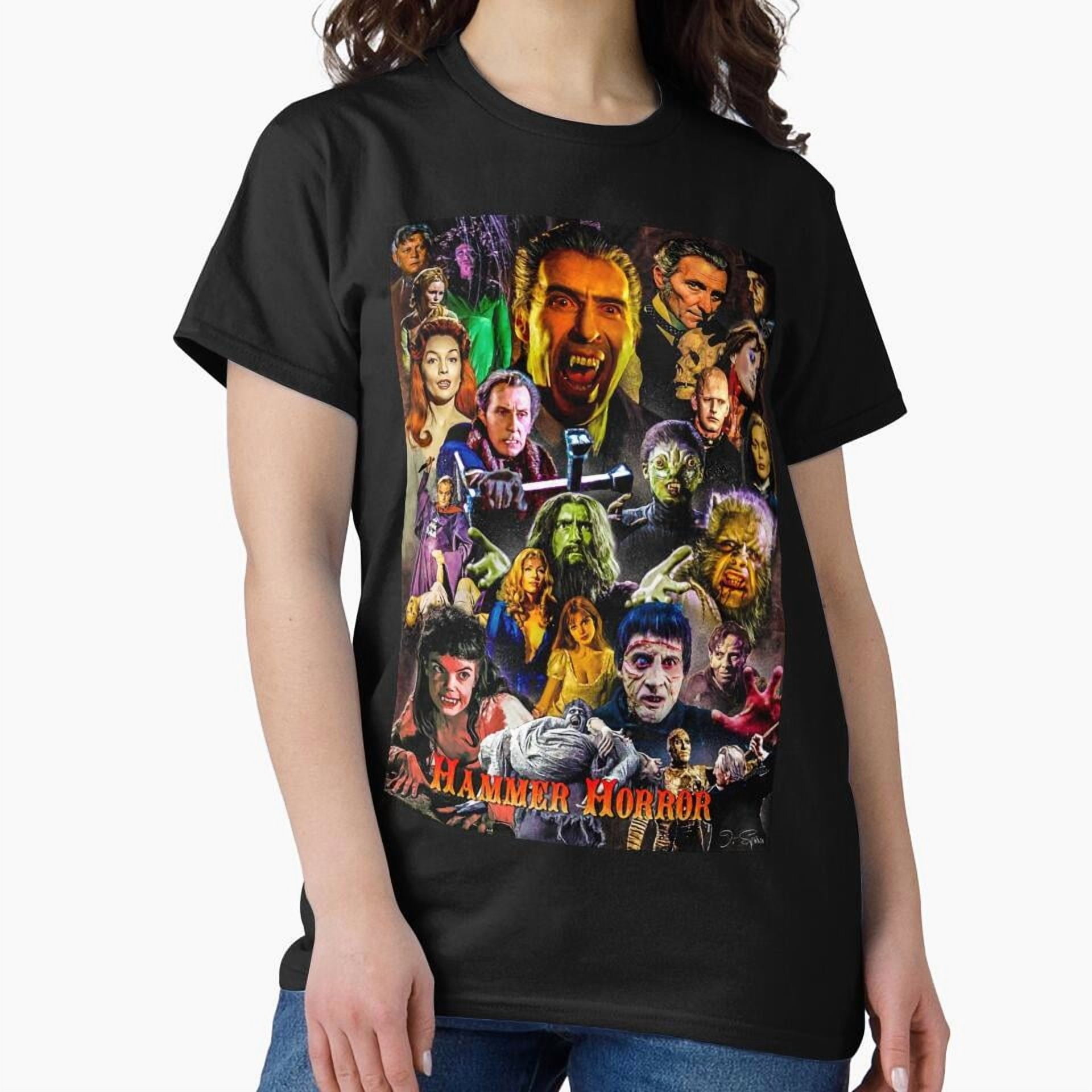 Hammer Horror Tribute Vintage British Horror Film Studio H34184 Unisex ...