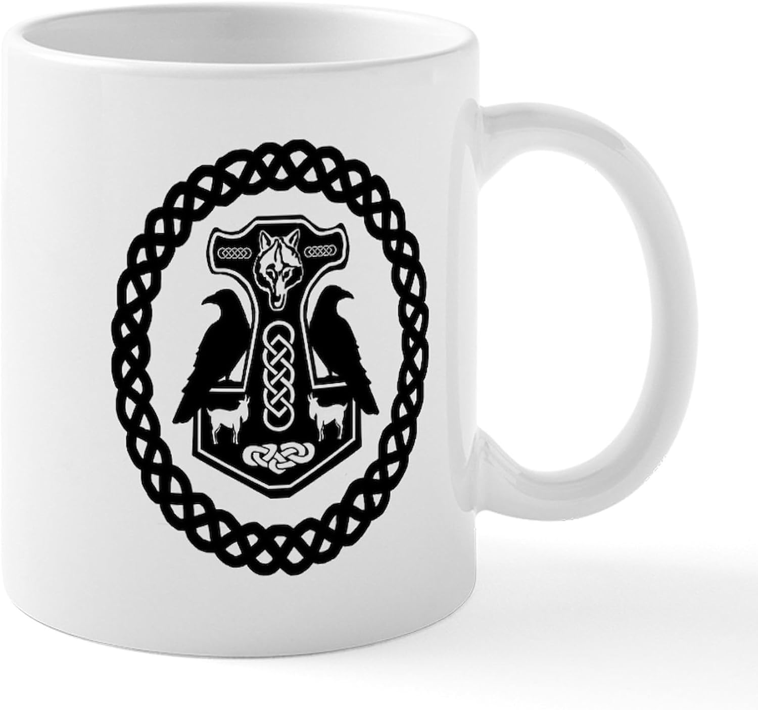 Hammer In Celtic Knot Circle Mugs 11 Oz (325 Ml) Ceramic Coffee Mug ...