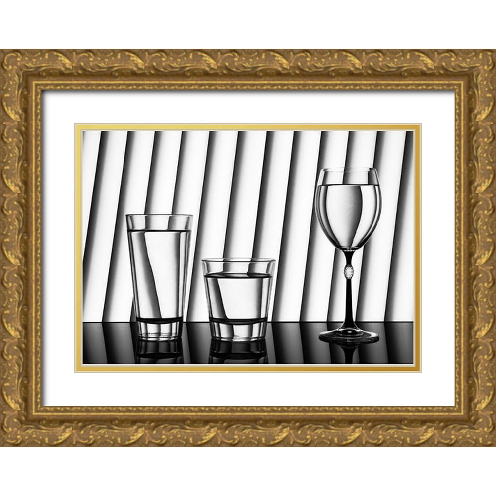 Hammer, Jacqueline 14x11 Gold Ornate Wood Framed with Double Matting ...