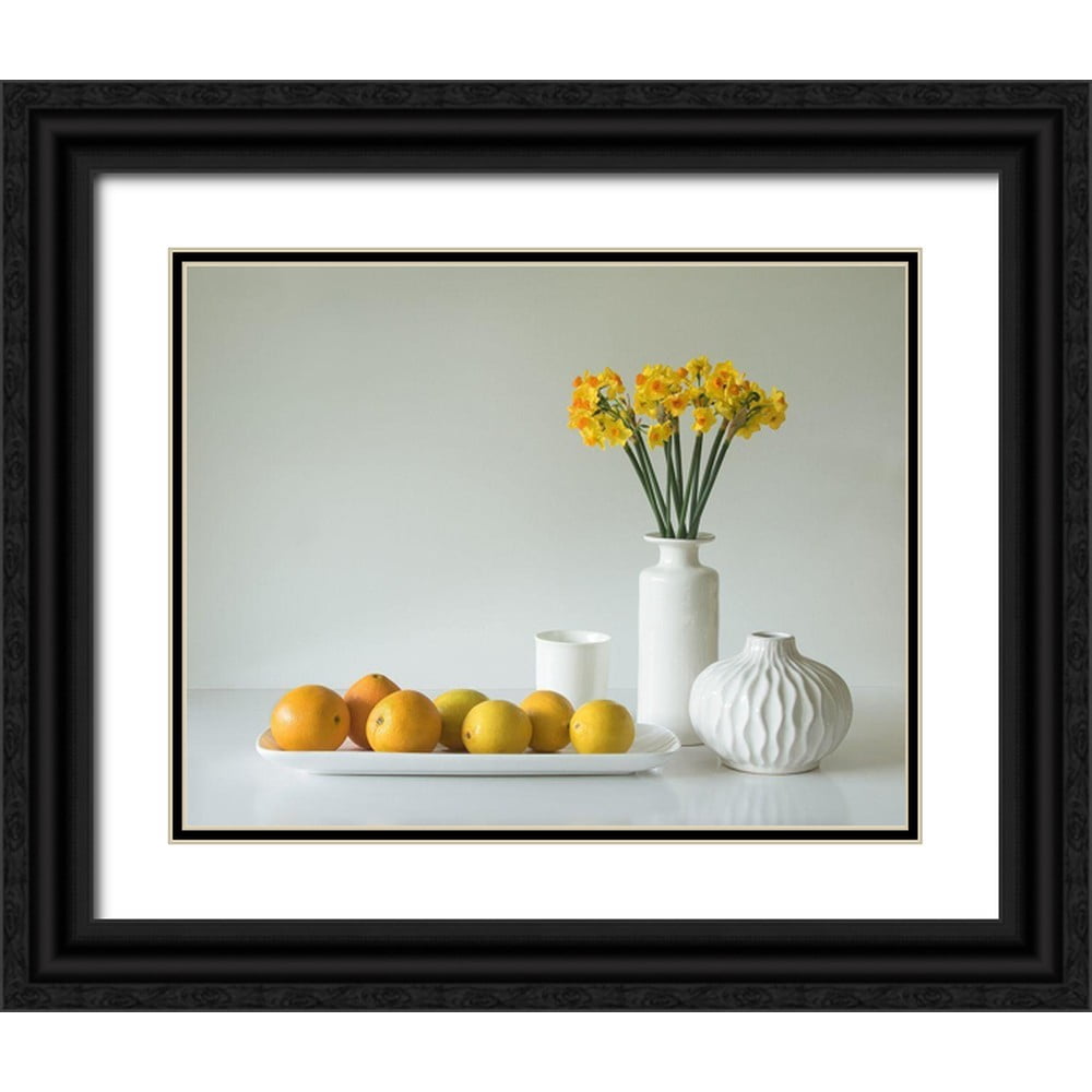 Hammer, Jacqueline 32x26 Black Ornate Wood Framed with Double Matting ...