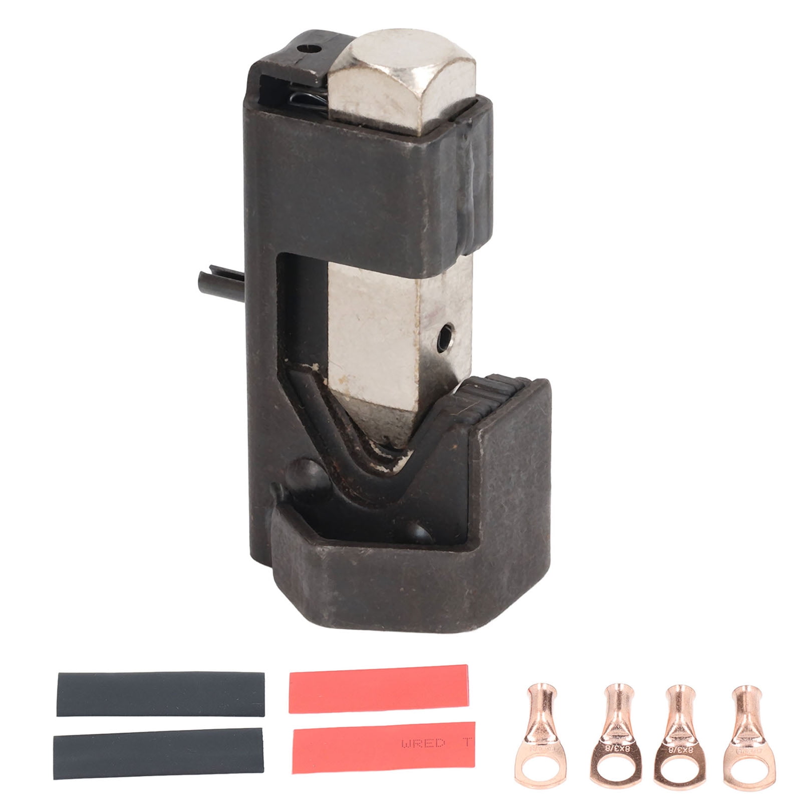Hammer Lug Crimper Tool Combo with Terminal Heat Shrink Tube for 8?0AWG Battery Welding Cables # ...