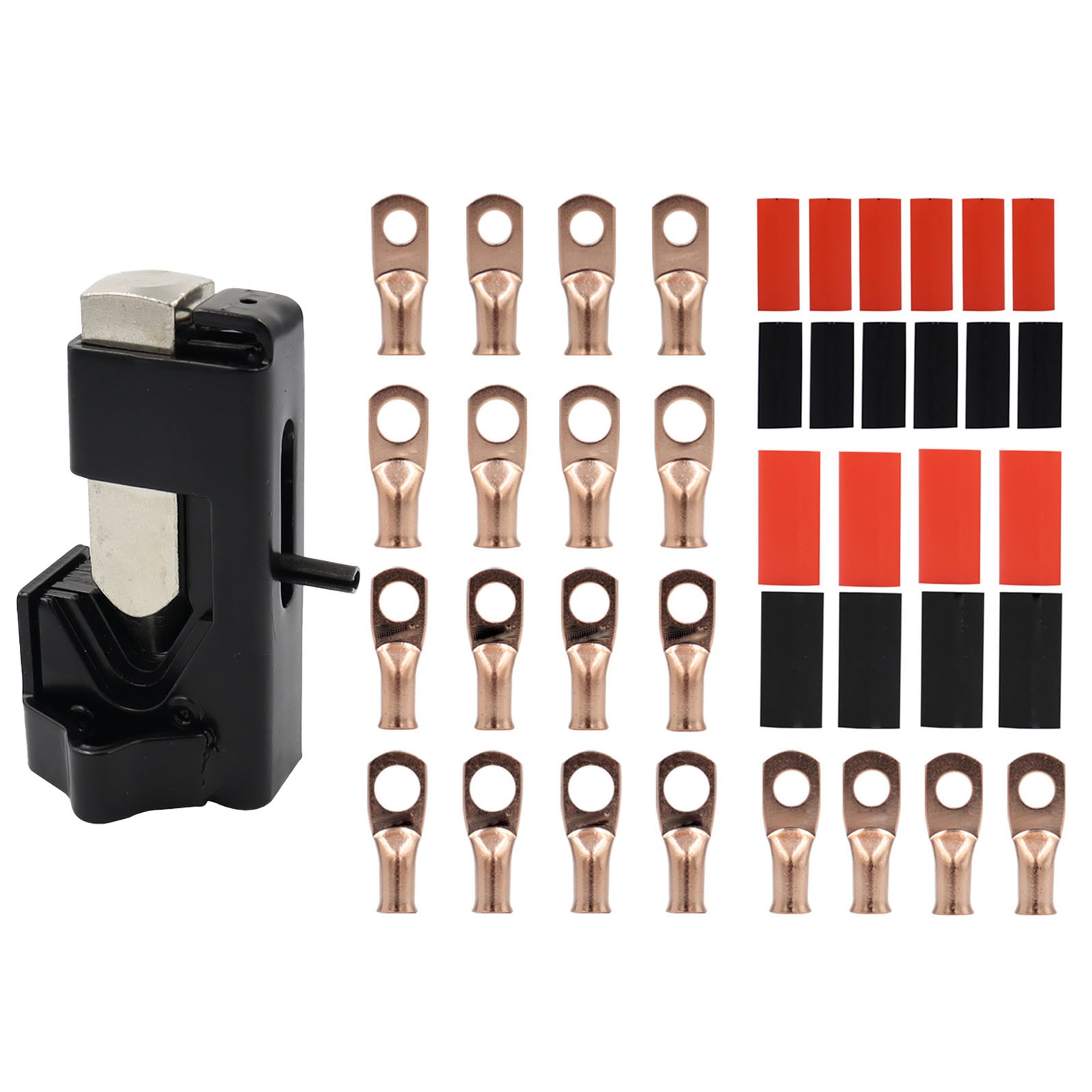 Hammer Lug Crimper Tool Sets with 20Pcs Wire Lugs 20Pcs Heat Shrink Tubes - Walmart.com