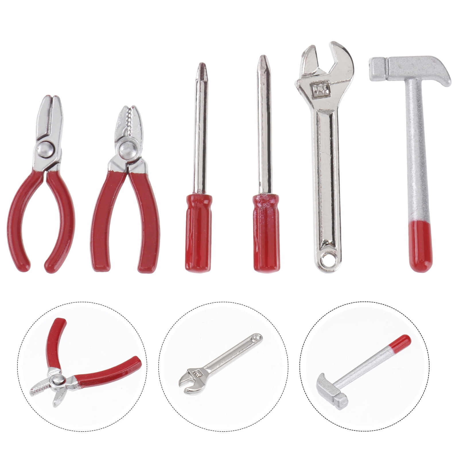 Hammer Micro Wrench Kids Tool Miniset Construction House Repairing ...