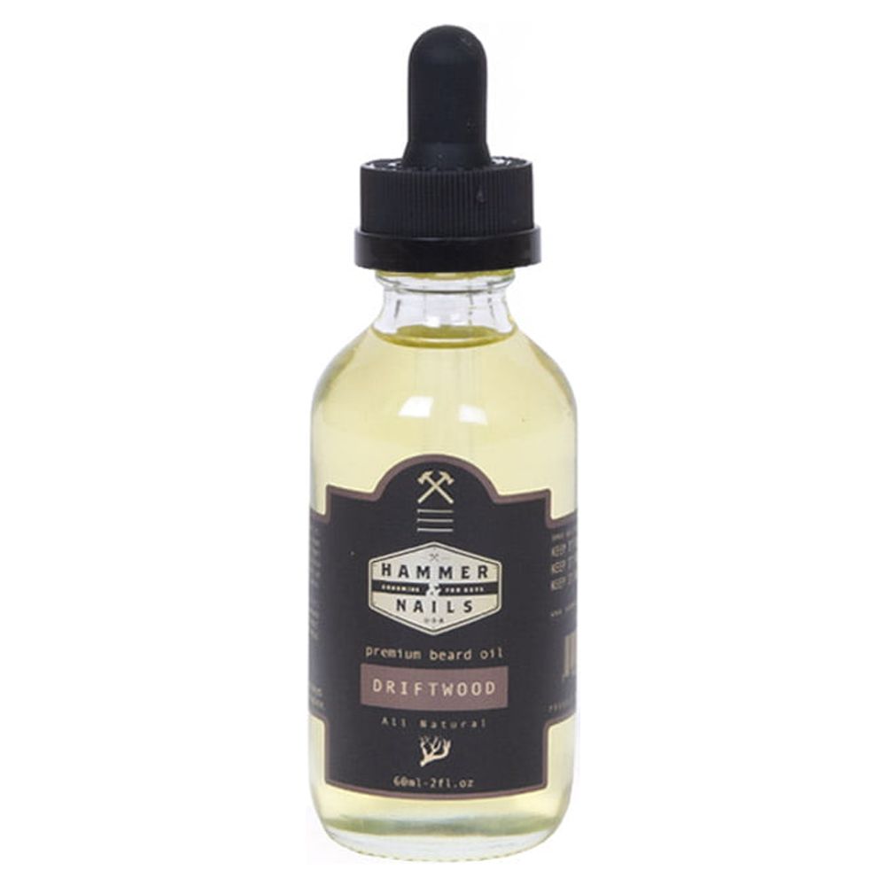 Hammer & Nails Driftwood Beard Oil 2 oz. (60 mL) Beard Treatment Oil to ...