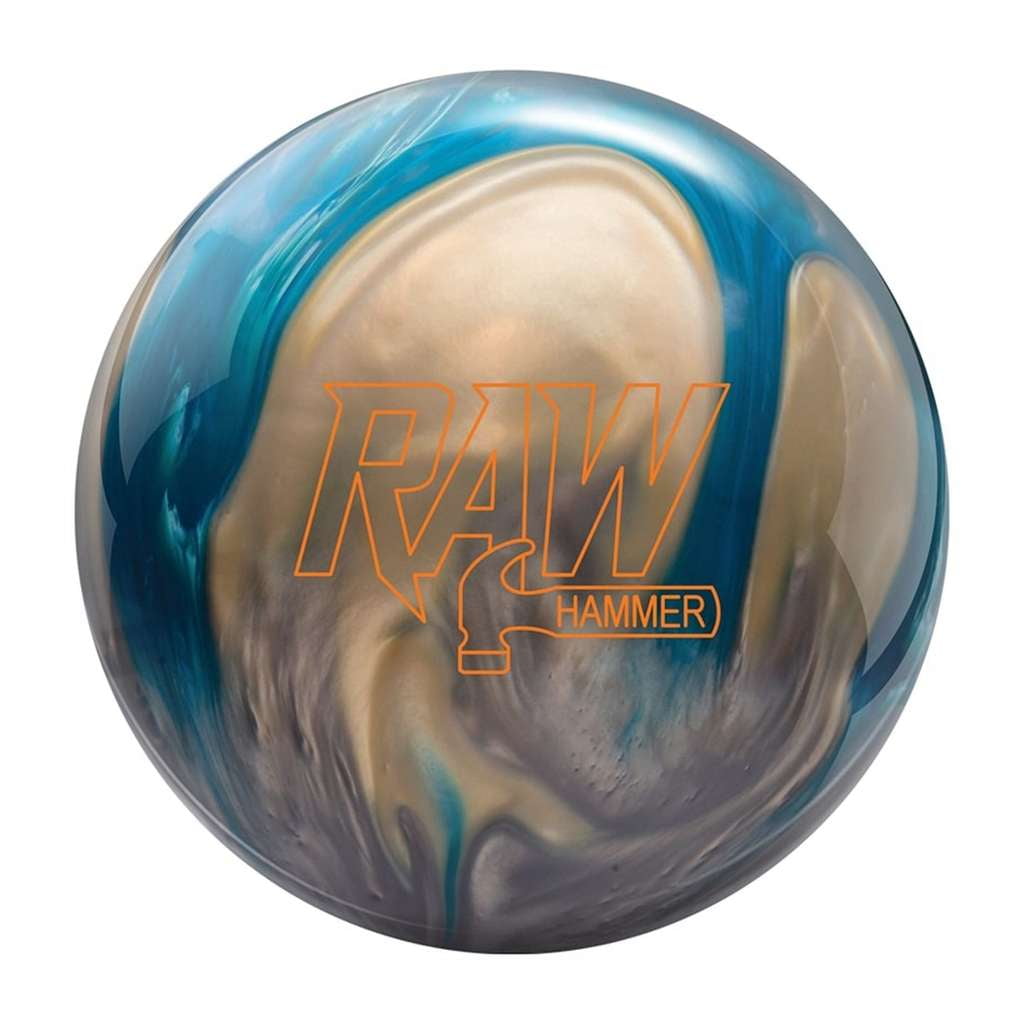 Hammer Raw Hammer Bowling Ball- Blue/Silver/White (12lbs) - Walmart.com