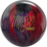 Hammer Anger Solid Bowling Ball - Black/Crimson/Grey 13lbs - Walmart.com
