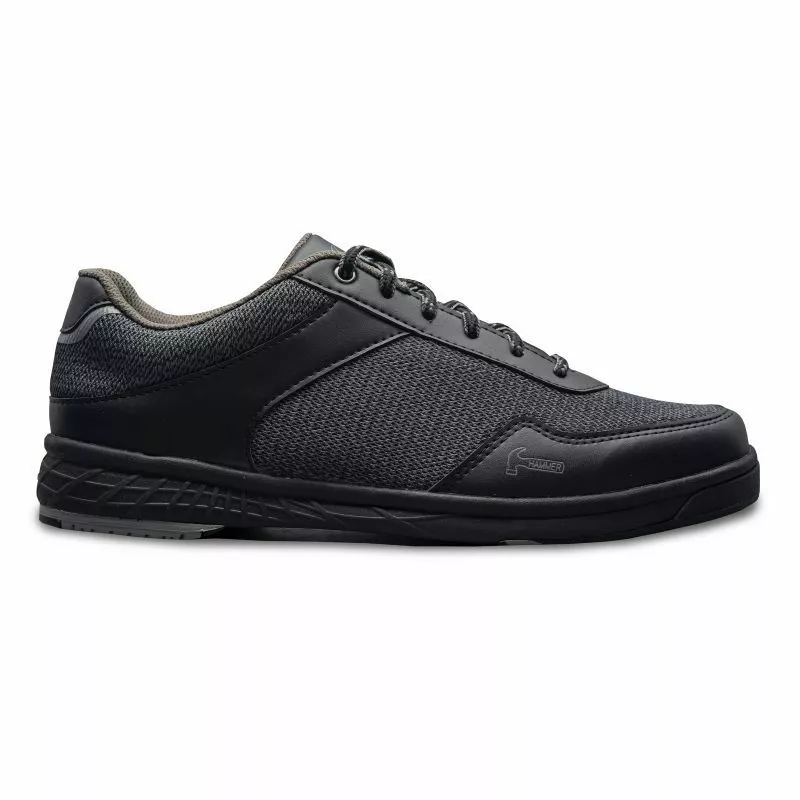 Hammer Razor Black/Grey Right Handed Wide Width Mens Bowling Shoes ...