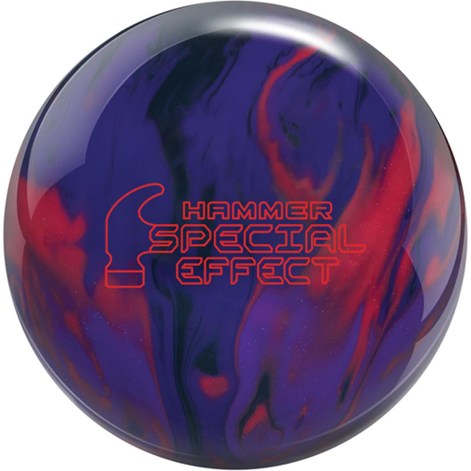 Hammer Special Effect Bowling Ball - Purple/Red/Grape/Black 16lbs ...