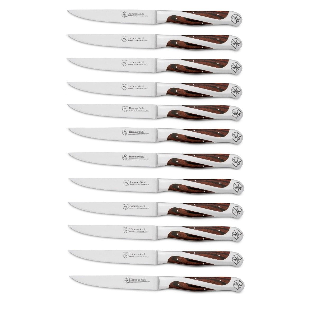 Hammer Stahl Cutlery 12-Piece Steak Knife Set - Walmart.com