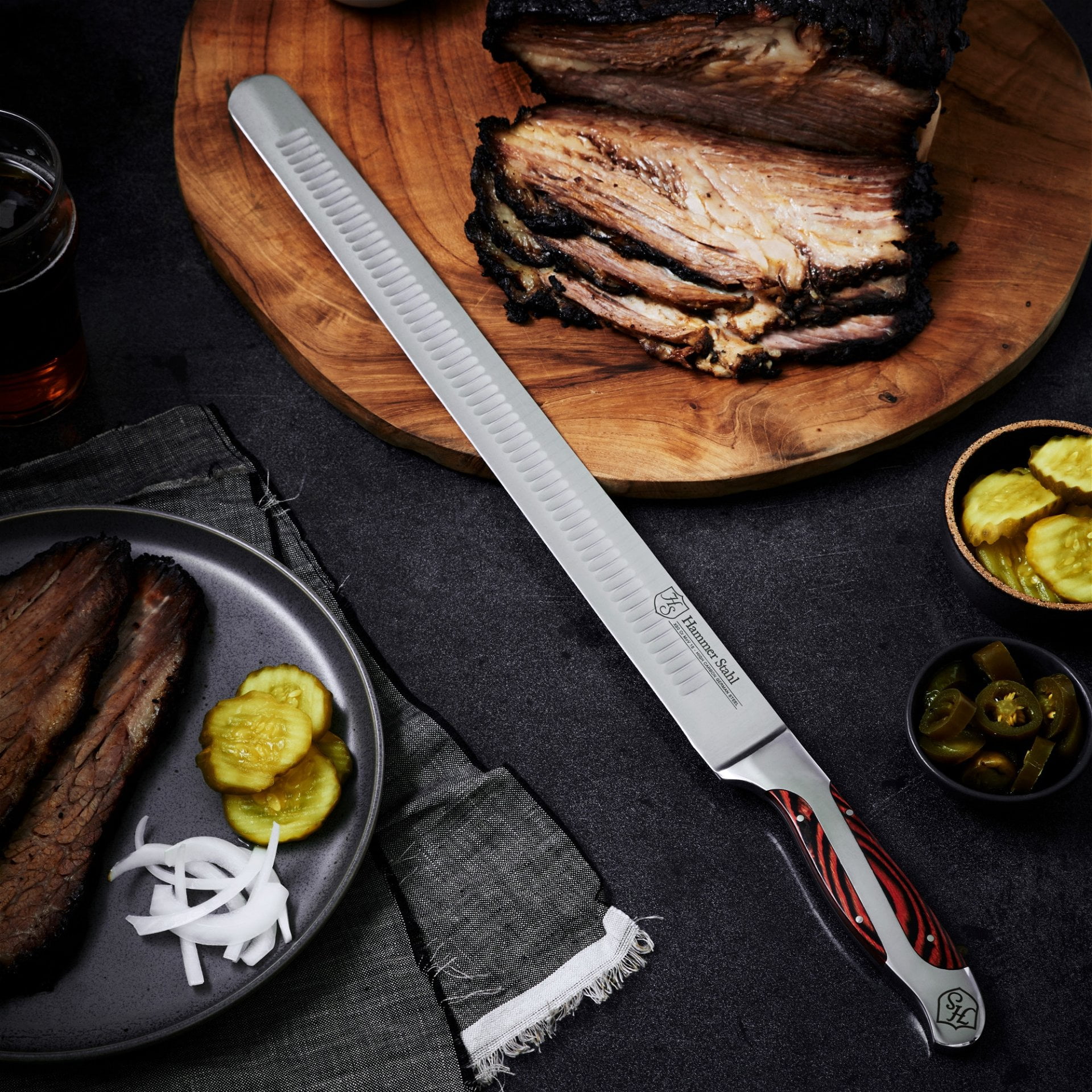 Hammer Stahl 14" German Stainless Steel Knife Slicer - Walmart.com