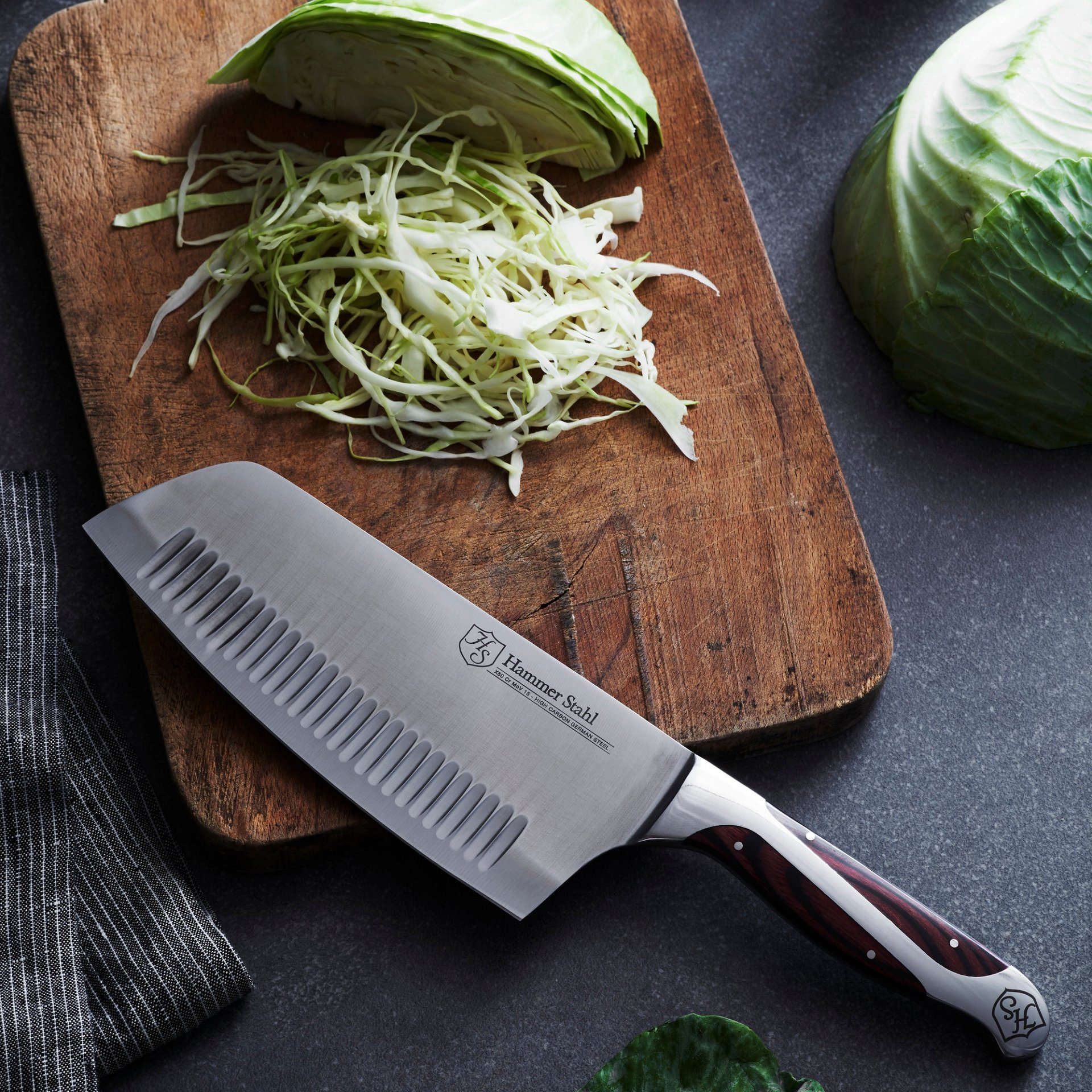 Hammer Stahl Cutlery 7" Vegetable Cleaver - Walmart.com