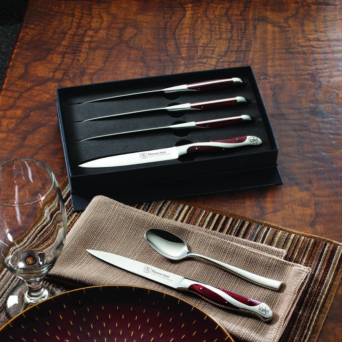 Hammer Stahl Cutlery Classic Collection 4-Piece Steak Knife Set ...