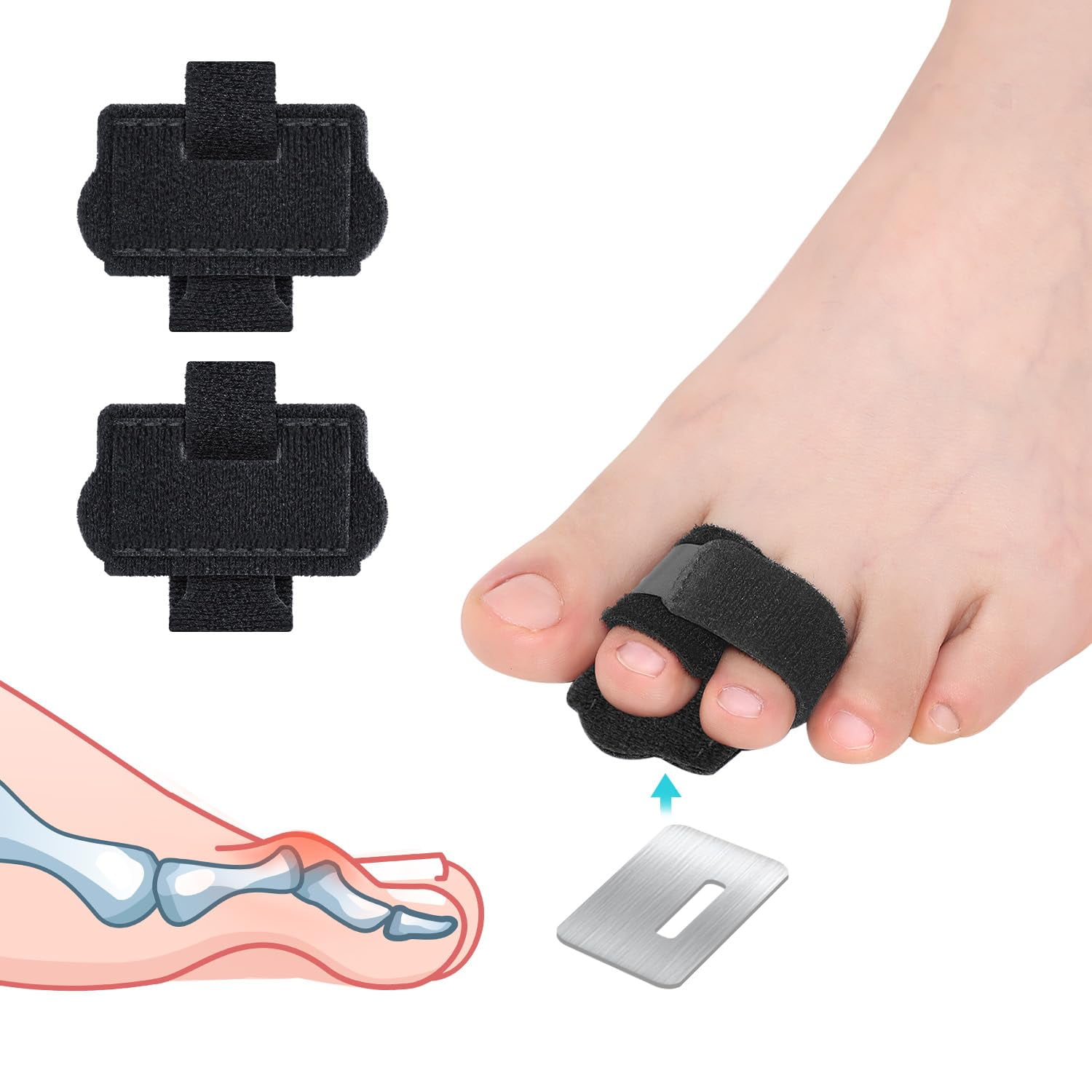Hammer Toe Straightener Corrector Wrap for Women & Men, Hammer Toe ...