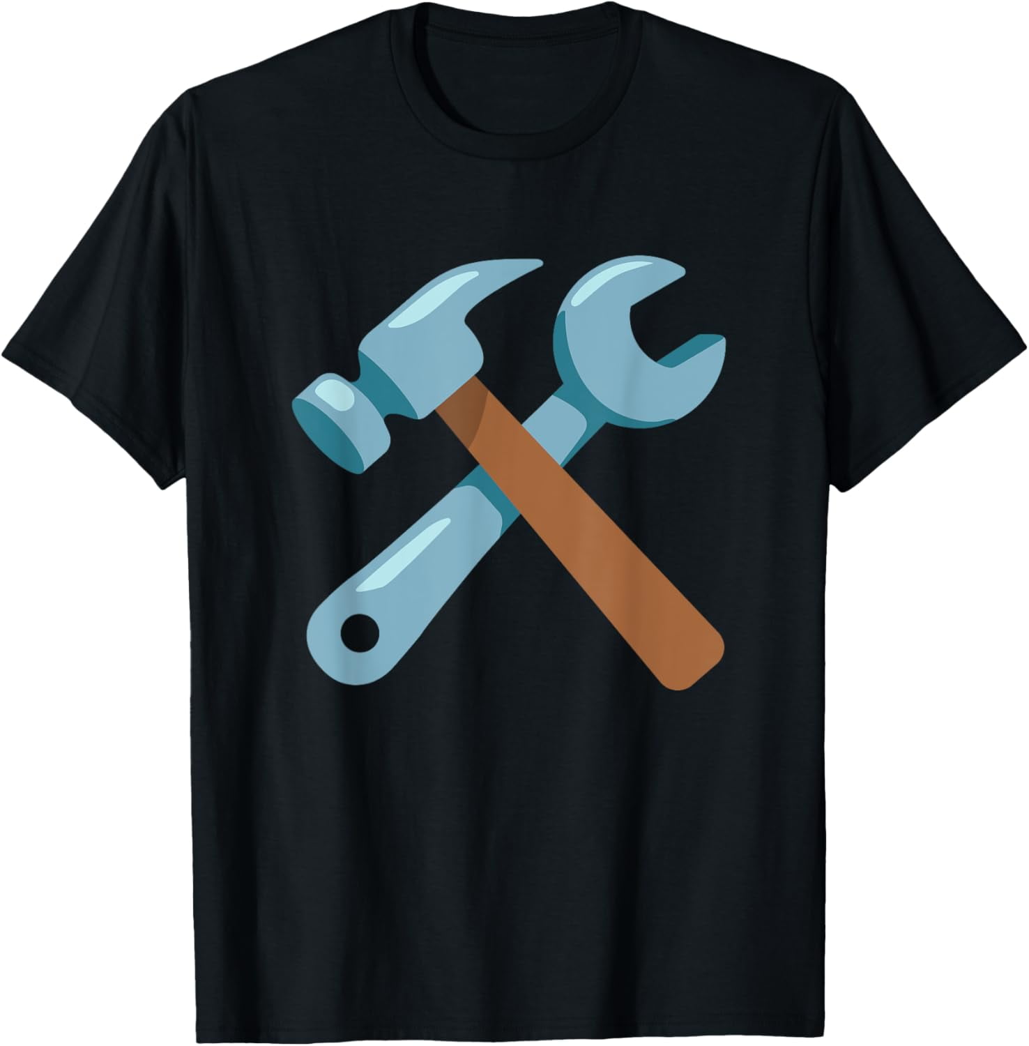Hammer and Wrench Costume T-Shirt men and women can wear, black, white ...