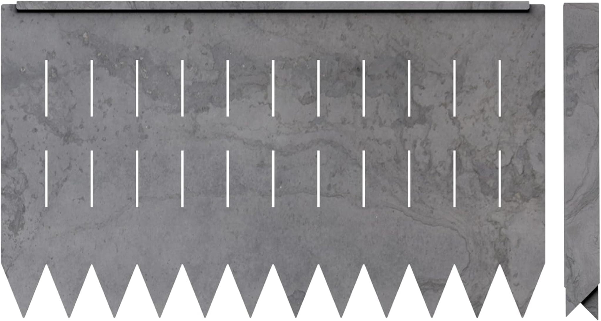 Hammer-in Landscape Edging - Cor-Ten Steel - 2ft Drainage Strips - Plus ...