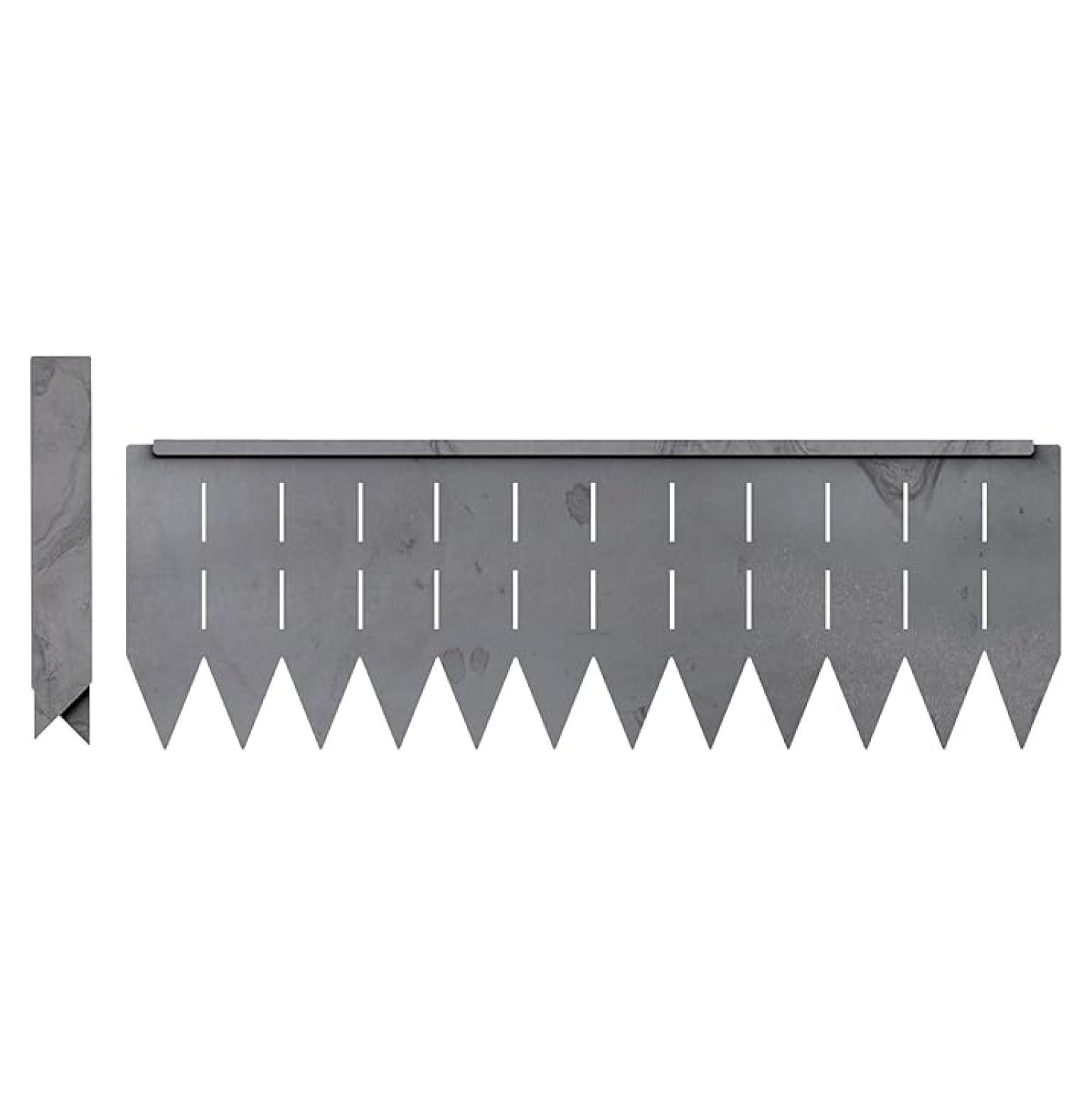 Hammer-in Landscape Edging - Cor-Ten Steel - 2ft Drainage Strips - Plus ...