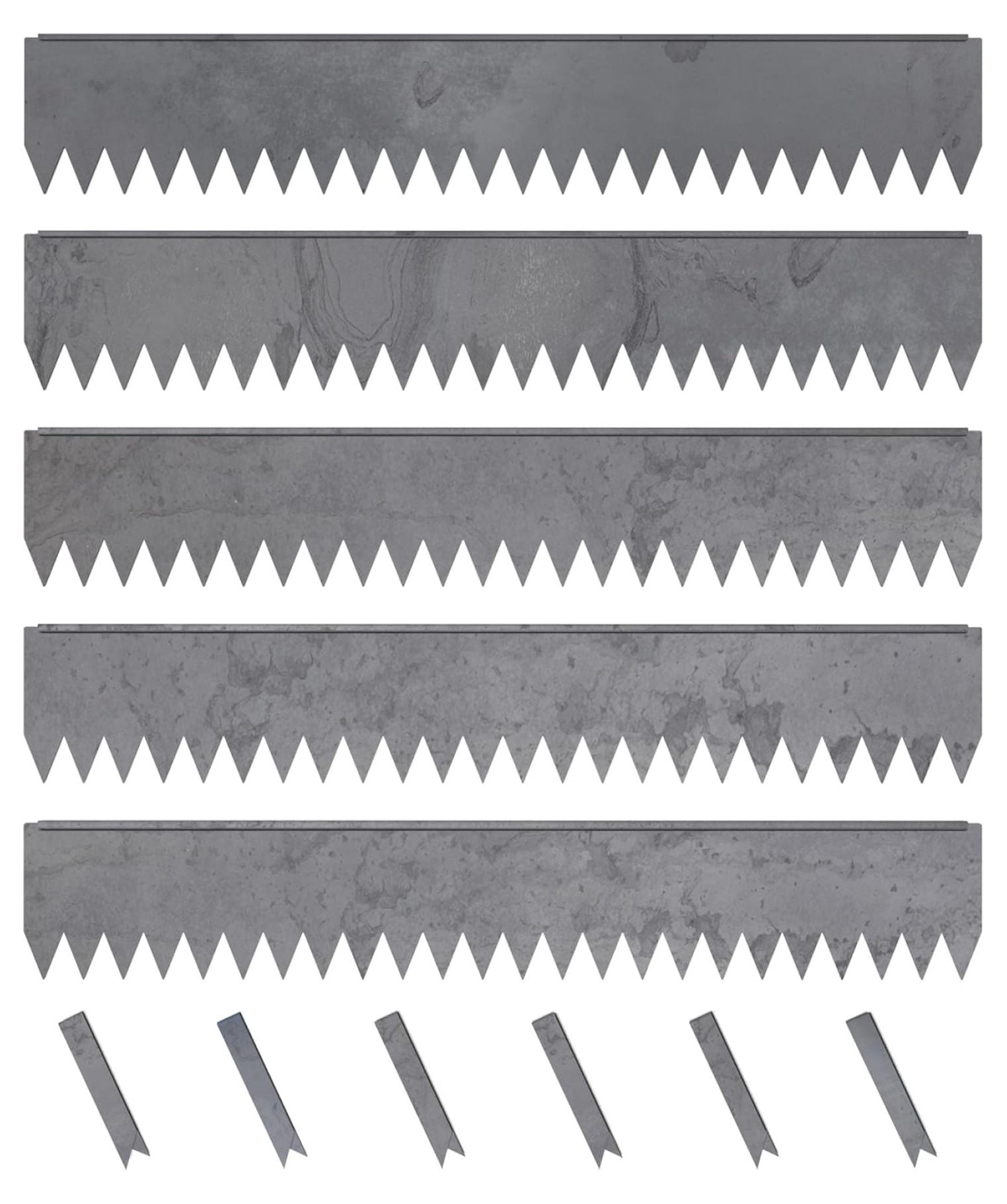 Hammer-in Landscape Edging - -inch Strips - 8-inch Depth 1/4-inch ...