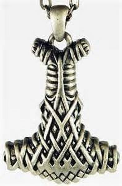 Hammer of Thor Necklace Woven Cross Design - Walmart.com