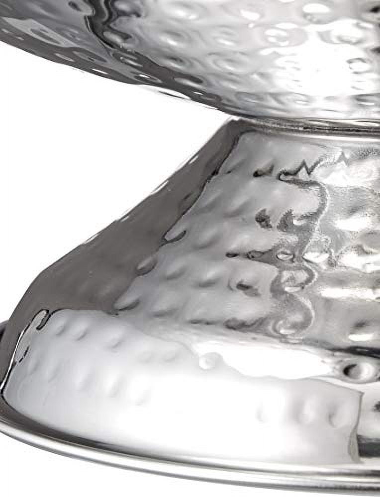 Hammered 3-Gallon Stainless Steel Doublewall Punch Bowl - Walmart.com