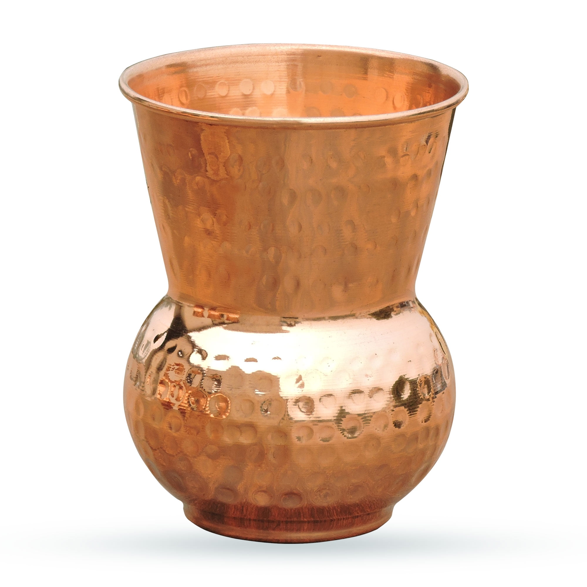 Hammered Copper Tumbler, LACQUER-FREE, UNLINED and UNCOATED - 400 Ml ...