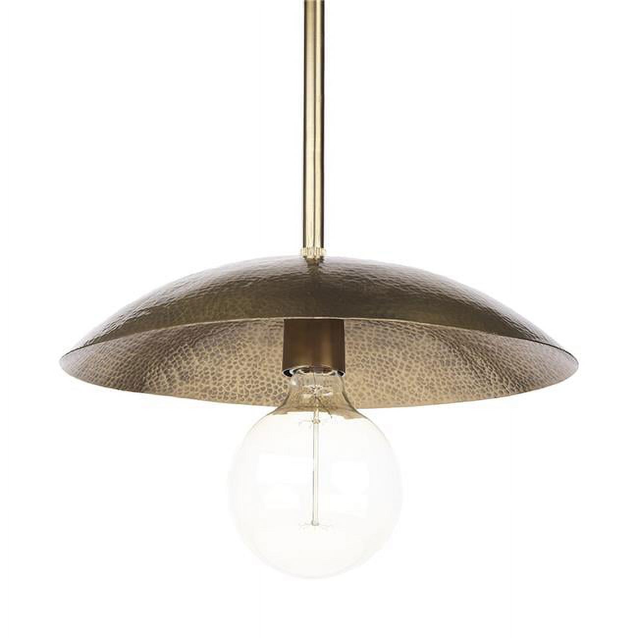 Hammered Gold Metal Hanging Pendant Light, Copper - Walmart.com
