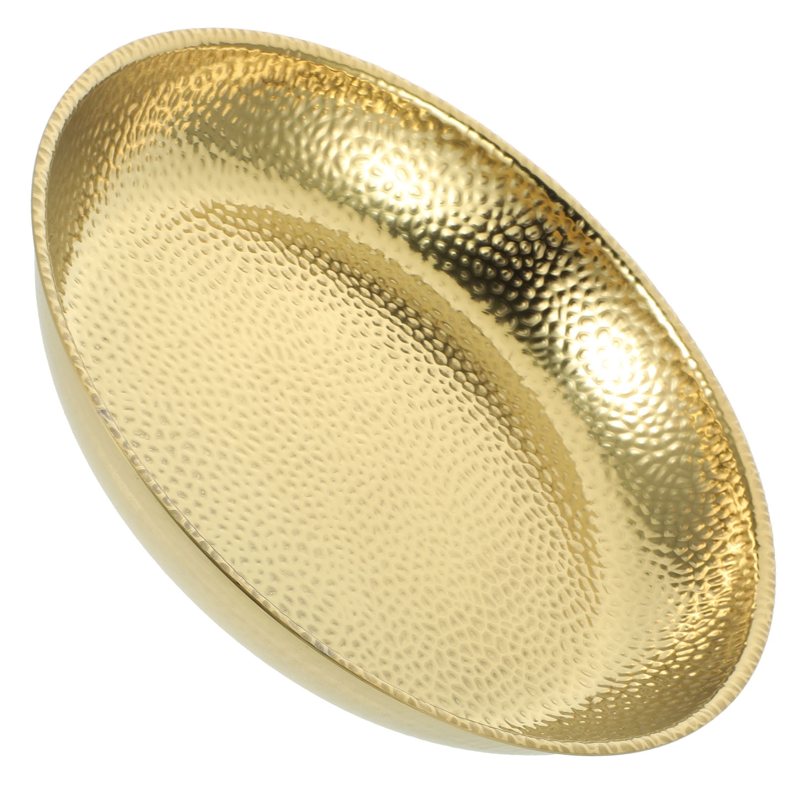 Hammered Stainless Steel Gourmet Disc Barbecue Plate Noodle Western ...