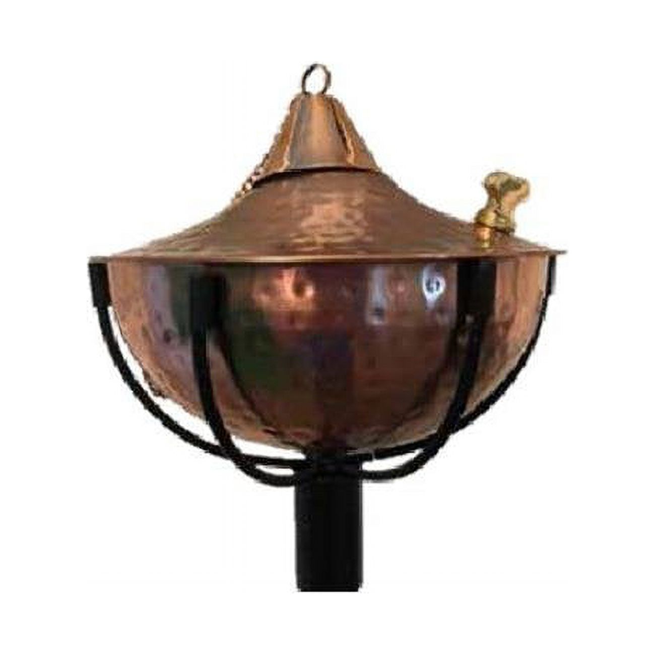 Hammered Stainless Steel Tiki Torch Bowl, Black & Copper - Walmart.com