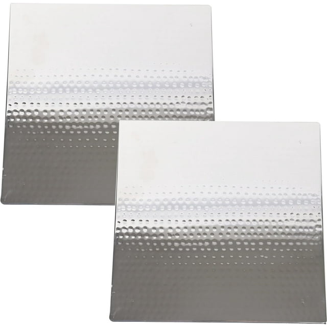 Hammered Stainless Steel Trivet Set (2 Pack) - Polished Shiny Finish ...